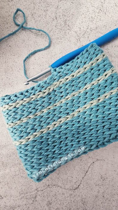 Yarn Over Slip Stitch (YO SLST) or Half Double Crochet Slip Stitch ...