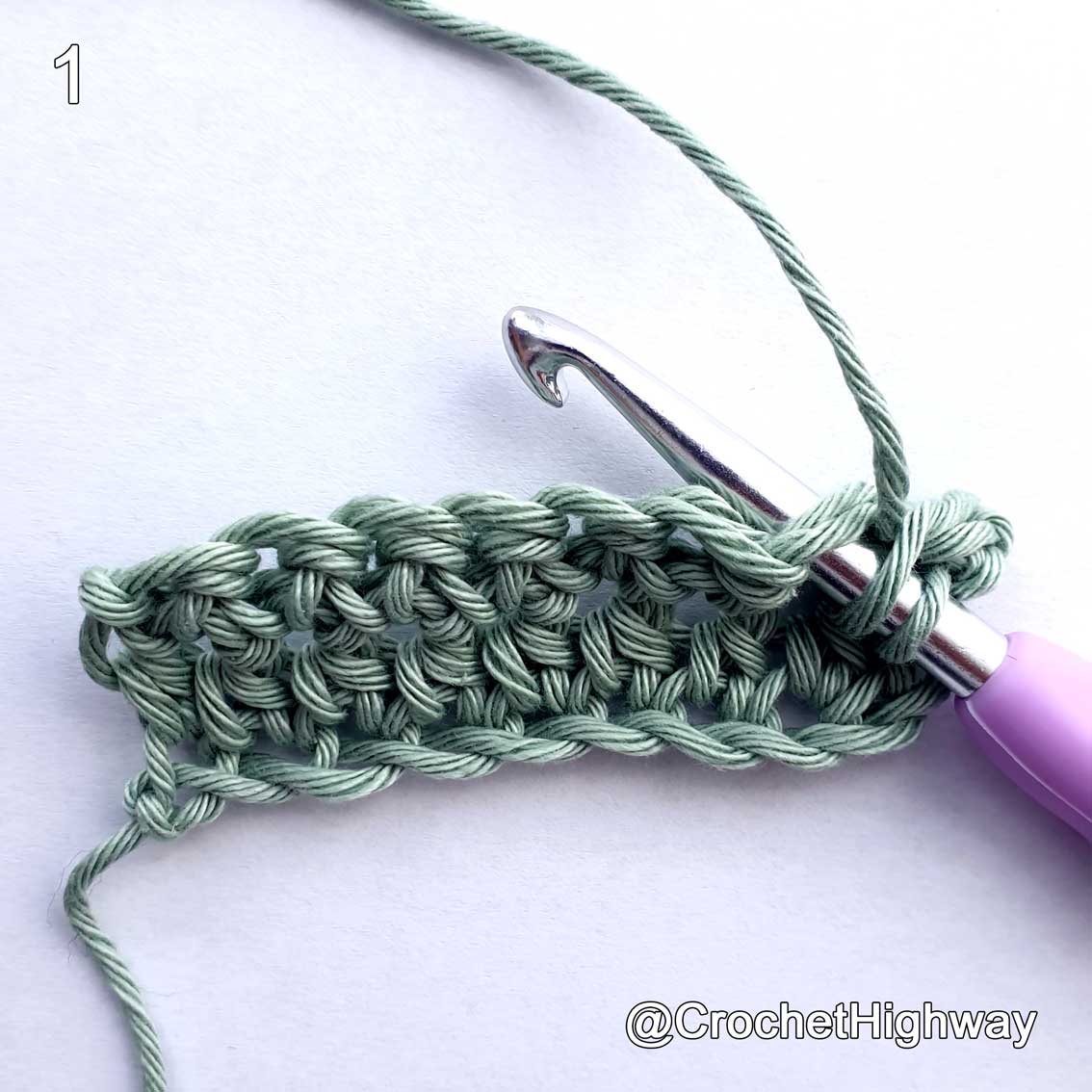 Yarn Over Slip Stitch (YO SLST) or Half Double Crochet Slip Stitch ...