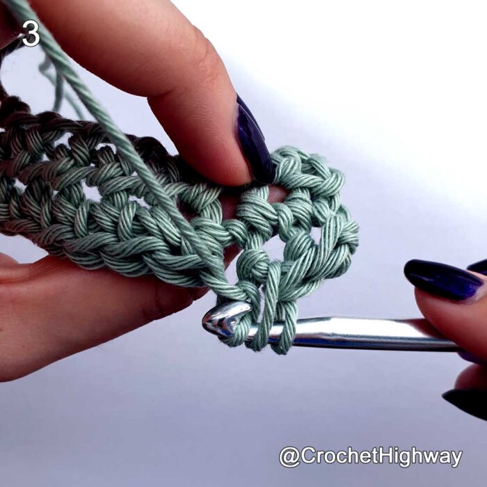 Yarn Over Slip Stitch (YO SLST) or Half Double Crochet Slip Stitch ...