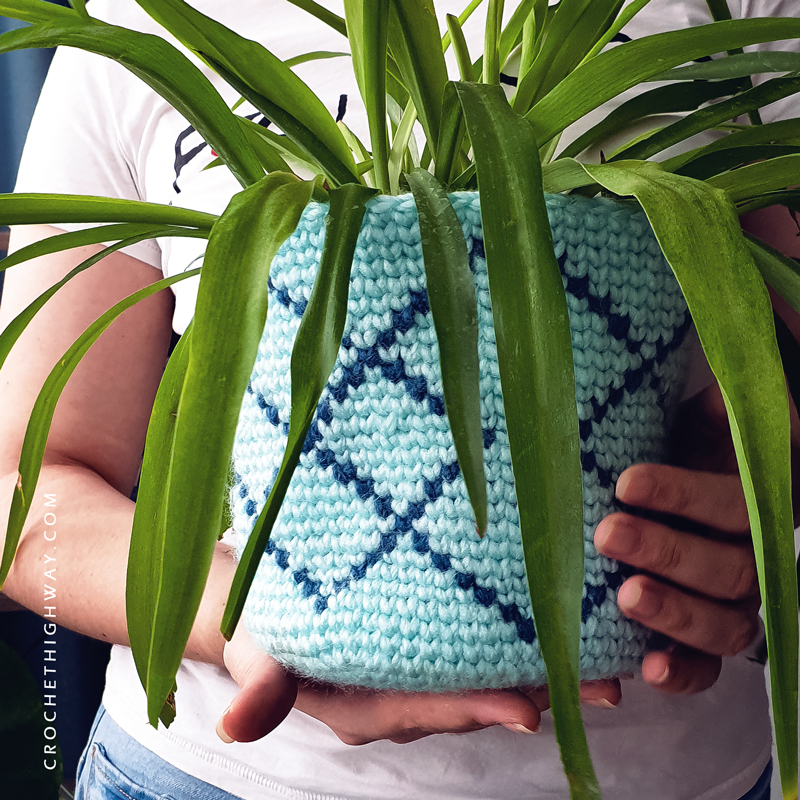 crochet planters